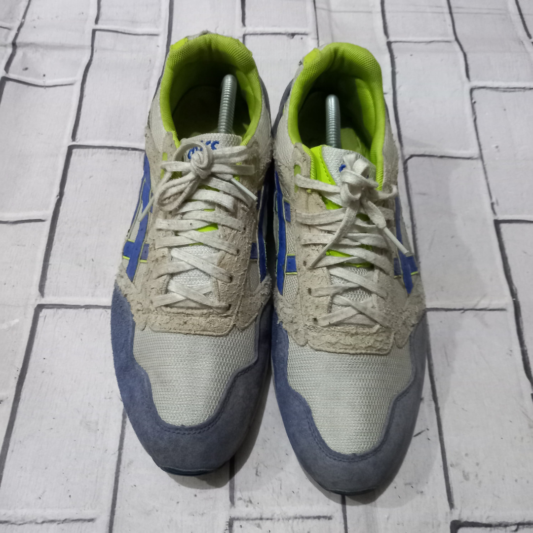 Sepatu ASICS Gel Saga Blue Green Running Insole 29 size 45, Fesyen Pria ...
