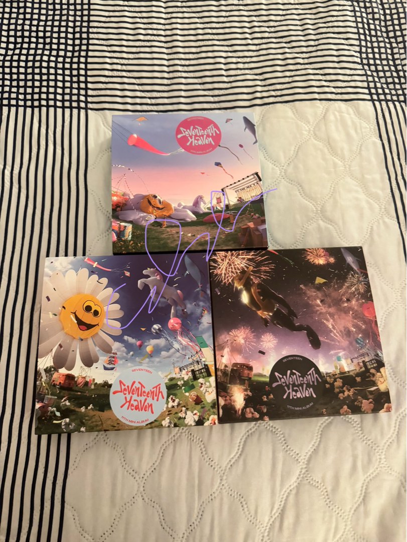 SET - SEVENTEEN ALBUMS Unsealed FML + Seventeenth Heaven Complete Inclusions except rpcs ...