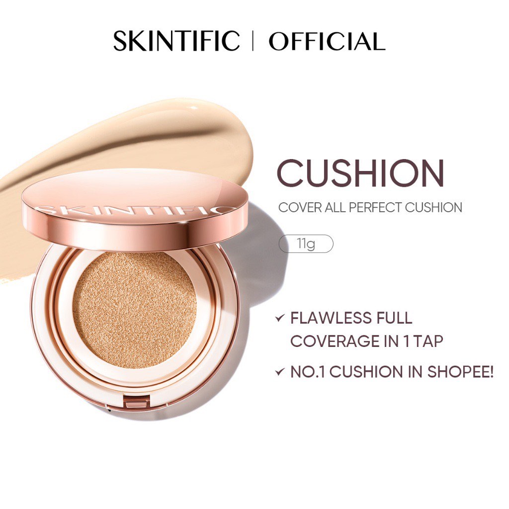 SKINTIFIC Cushion Flawless Foundation - SAND, Beauty & Personal Care ...