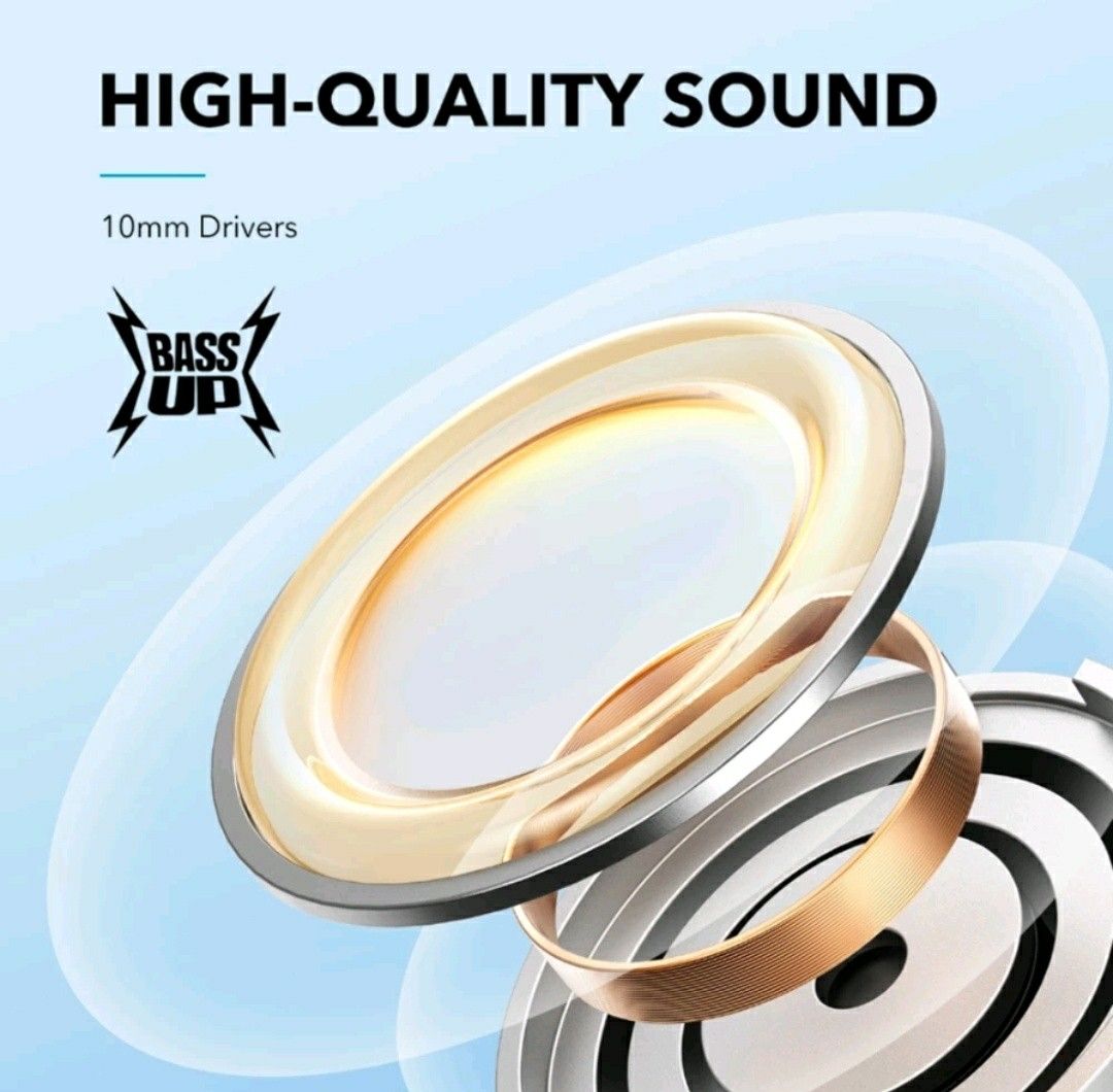 Soundcore Life U2i Bluetooth Neckband, Patented BassUp Technology, IPX5 ...