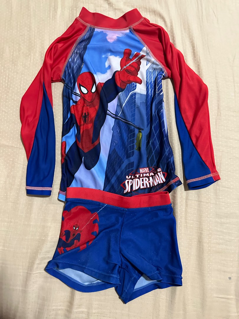 Spiderman Rash guard 2-4yo, Babies & Kids, Babies & Kids Fashion on ...
