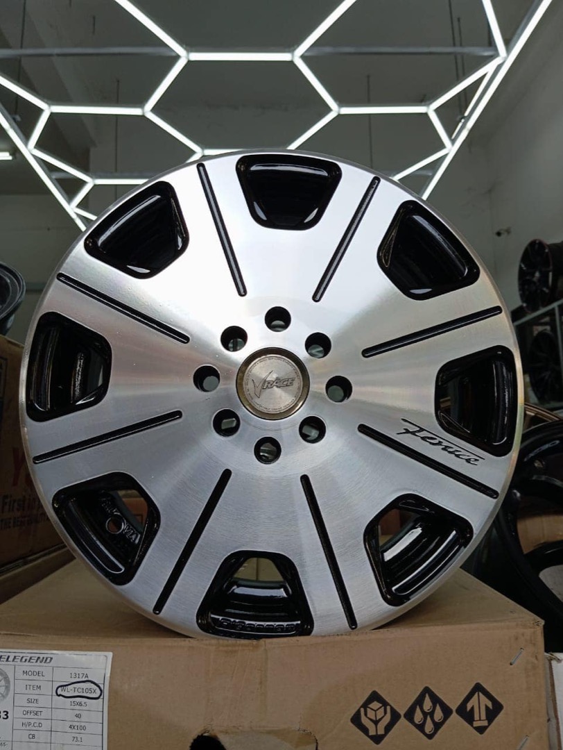 SPORT Rim VRACE ORI 15" MYVI SAGA BEZZA VIOS CITY JAZZ YARIS ALMERA ...