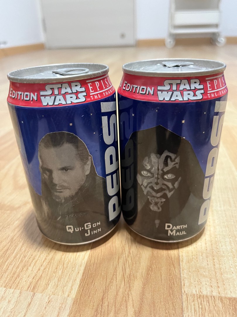 Star Wars Episode 1 Pepsi Can Collectible, Hobbies & Toys, Memorabilia ...