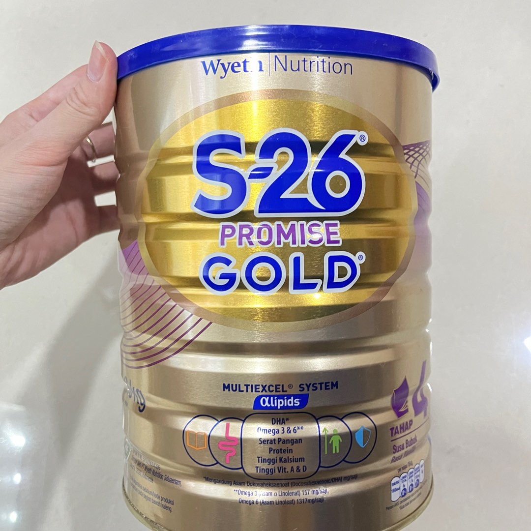 Susu Formula S26 promise gold tahap 4 kemasan 1,6kg, Bayi & Anak ...