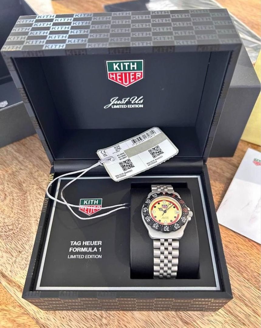 TAG Heuer Formula 1 x KITH (Limited Edition), Men's Fashion, Watches ...