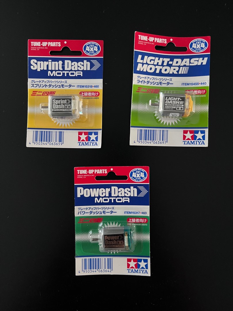 Tamiya Mini 4WD Motors, Hobbies & Toys, Toys & Games on Carousell