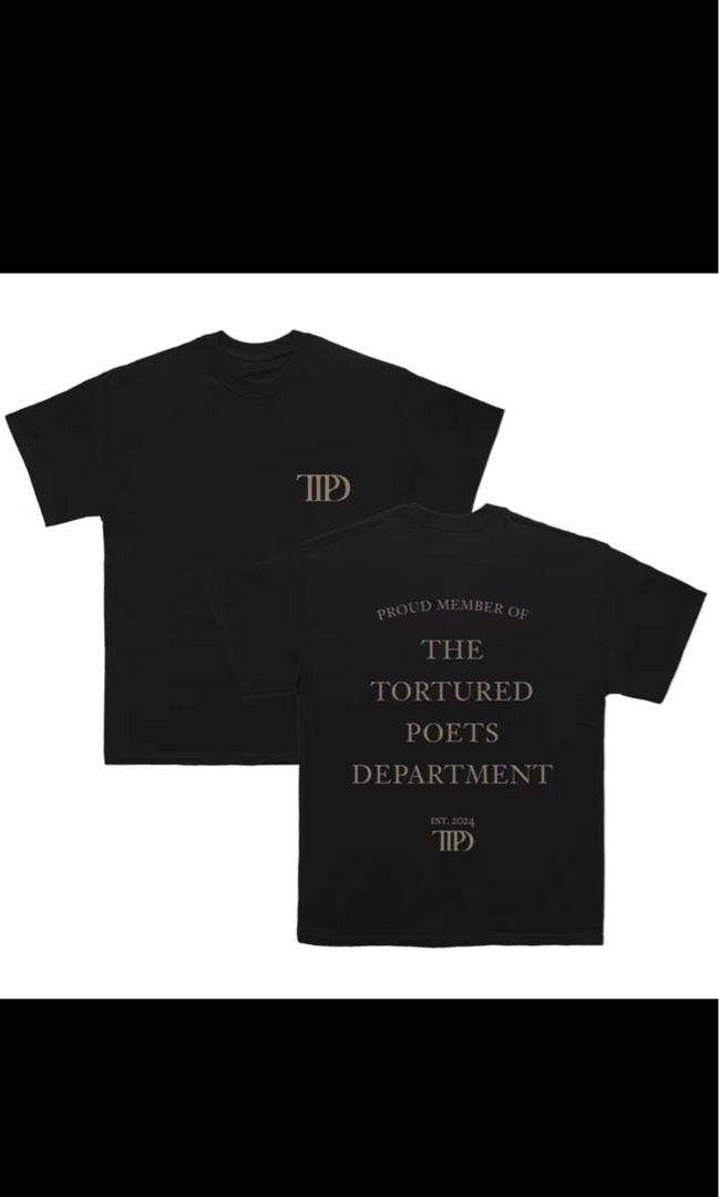 Taylor Swift TTPD tshirt merchandise, Women's Fashion, Tops, Shirts on ...