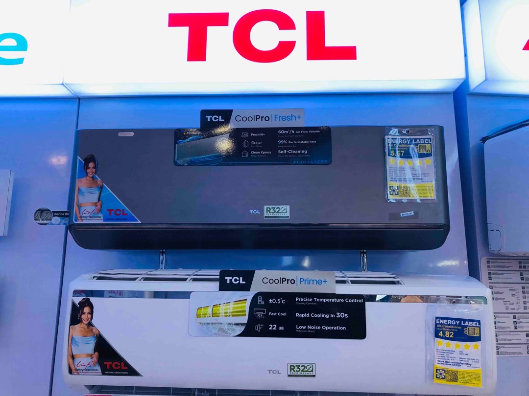 TCL SPLIT TYPE INVERTER AIR CONDITIONER, TV & Home Appliances, Air ...