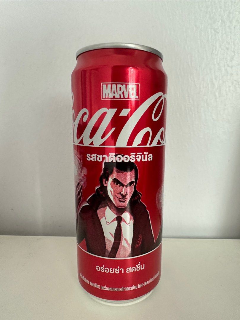 [Thailand Version] Coca-Cola X Marvel 2024 Original Taste 325ml- Loki ...