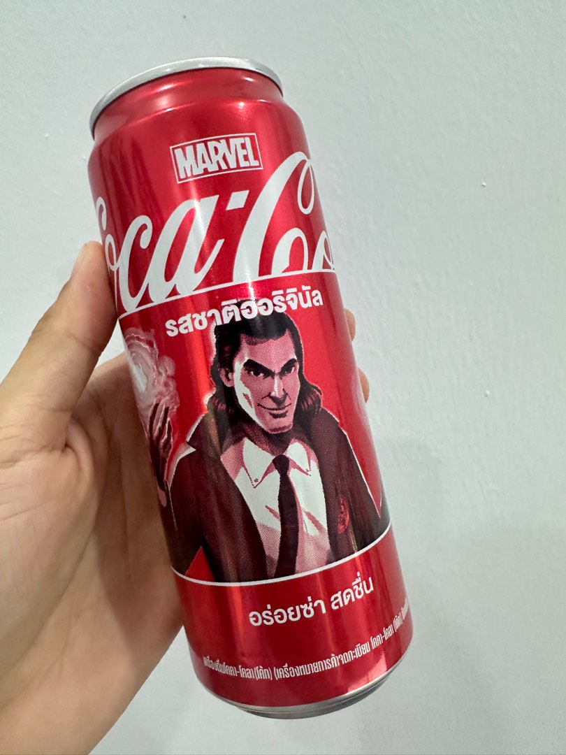 [Thailand Version] Coca-Cola X Marvel 2024 Original Taste 325ml- Loki ...