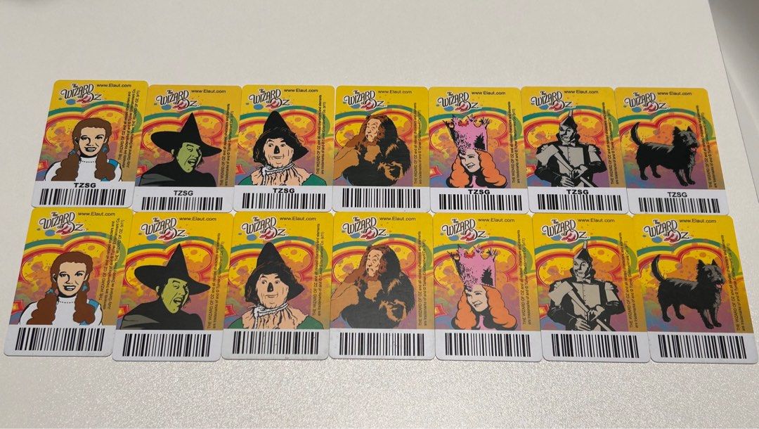 the wizard of oz timezone card, Hobbies & Toys, Toys & Games on Carousell