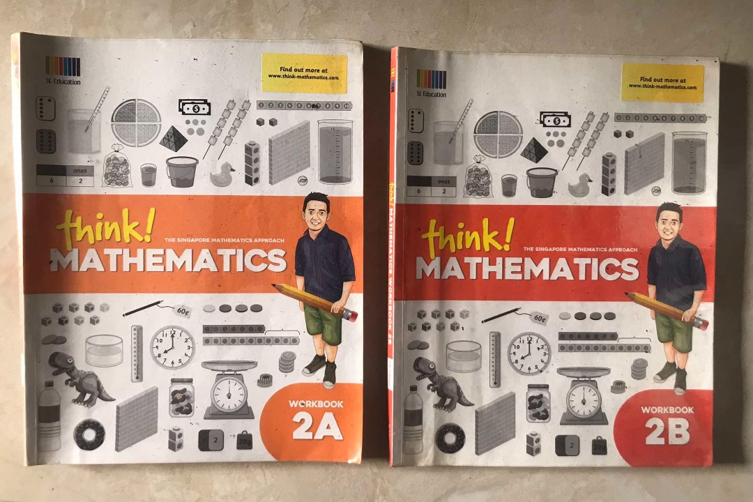 Think Mathematics Workbook 2a and 2b, Hobbies & Toys, Books & Magazines ...
