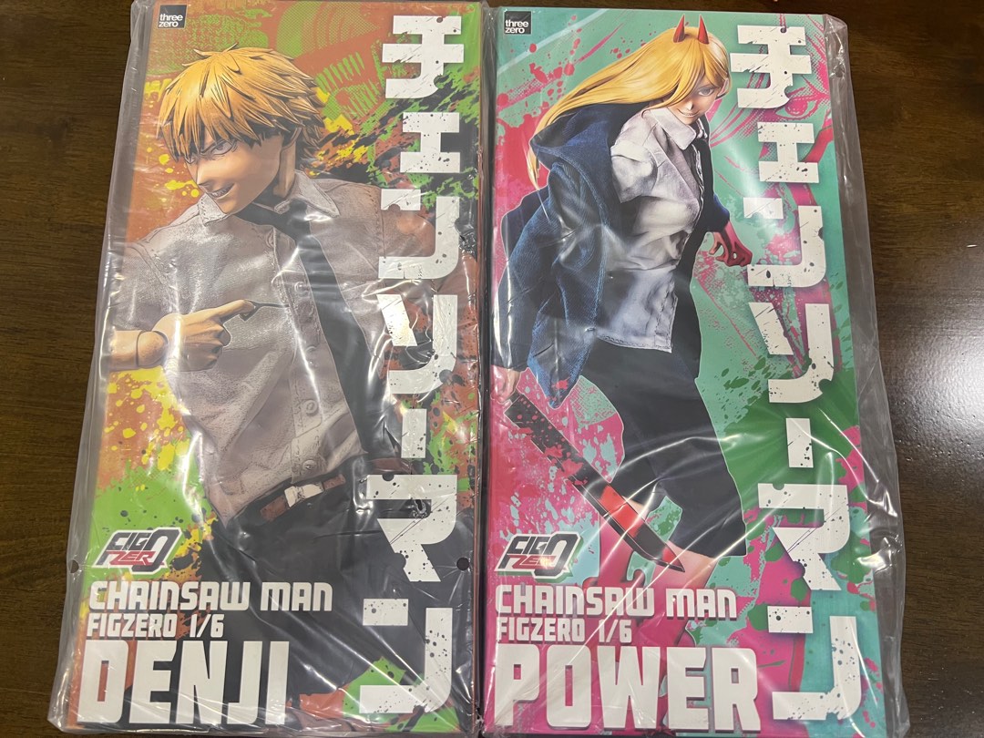 Threezero Figurezero Denji & Power, Hobbies & Toys, Toys & Games on ...