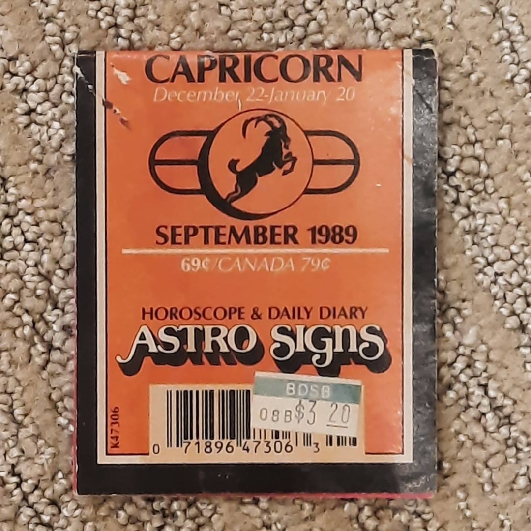 Tiny ASTRO SIGNS Booklet: Horoscope & Daily Diary September 1989 ...