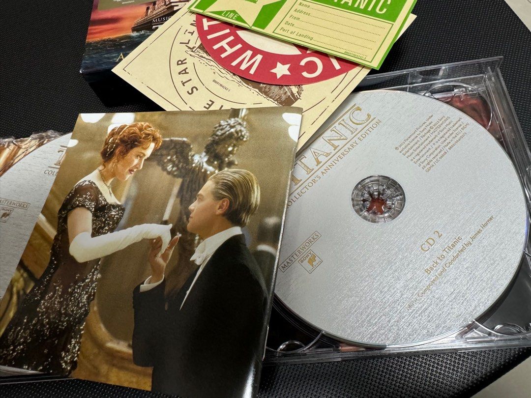 Titanic: Collector’s Anniversary Edition （4CD） 鐵達尼號 電影原聲*罕見4CD套裝珍藏版 made inEU 絕版珍藏 （4隻CD 均完美冇花 ...