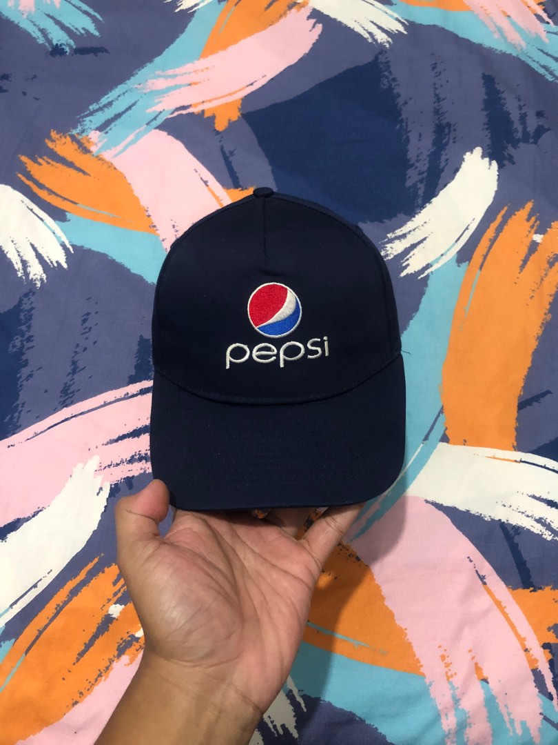 Topi logo pepsi, Fesyen Pria, Aksesoris, Topi di Carousell
