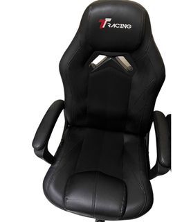 TTRacing Black Cushion Gaming Chair, Furniture & Home Living, Furniture ...