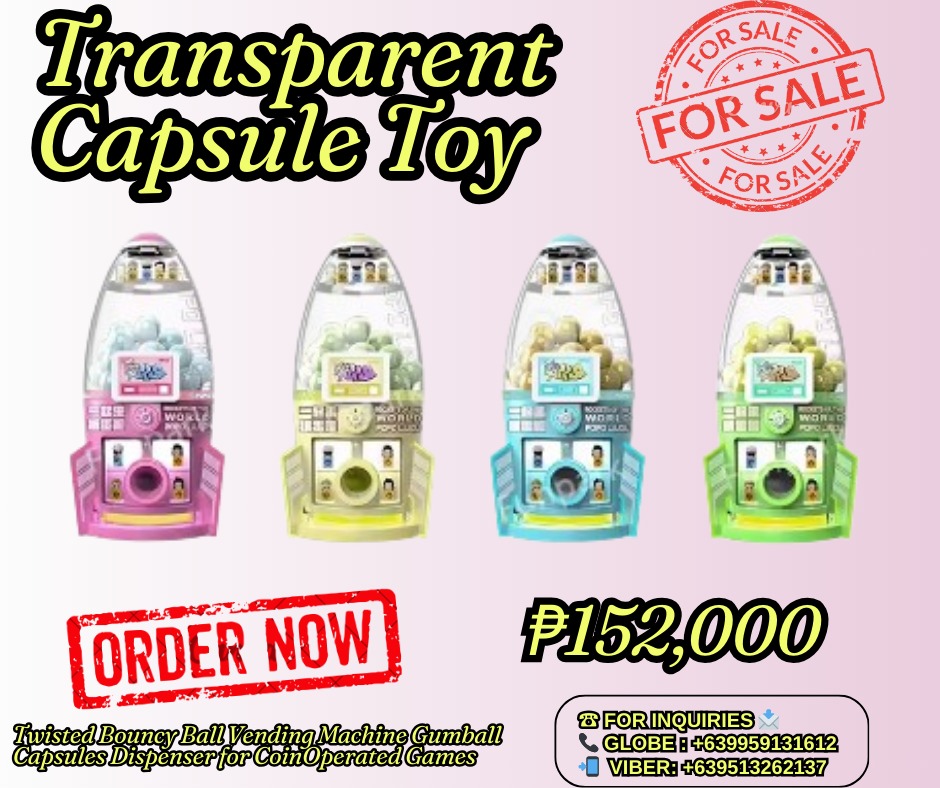 Twisted Bouncy Ball Vending Machine Gumball Capsules Dispenser for ...