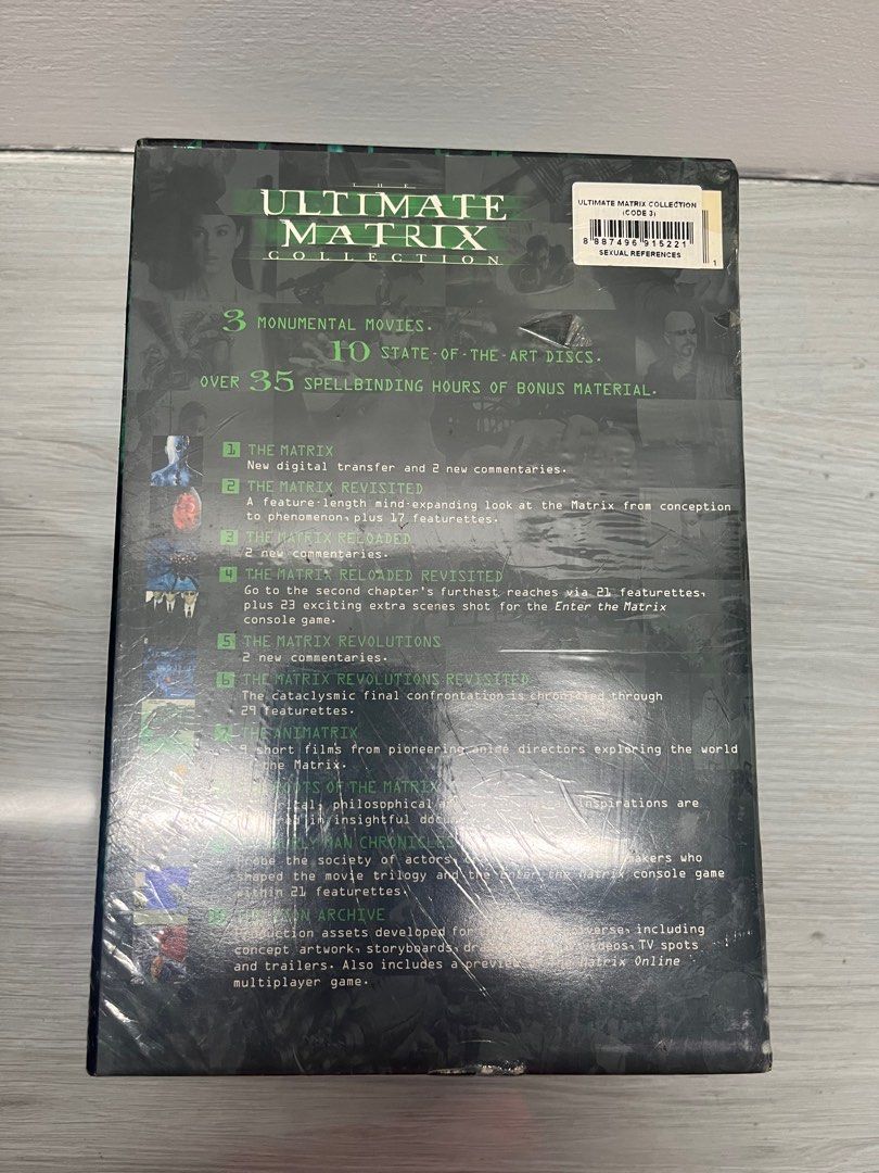 Ultimate Matrix DVD(full set), Hobbies & Toys, Music & Media, CDs & DVDs on Carousell
