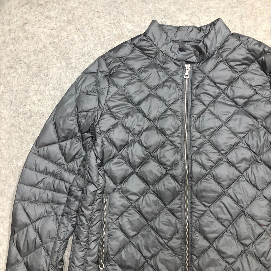 UNIQLO Pufftech Ultra Light Down Grey Jacket Puffer Winter Snow Size XL ...