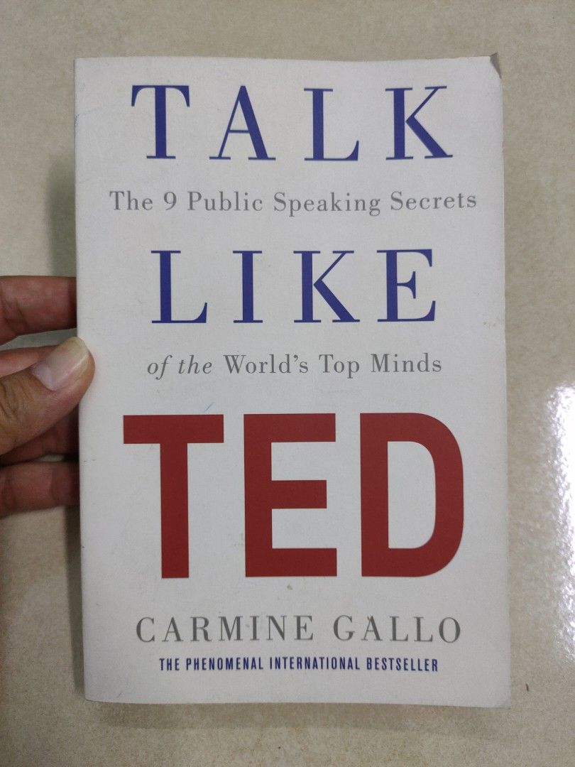 [Used] Talk Like TED: The 9 Public-Speaking Secrets by Carmine Gallo ...