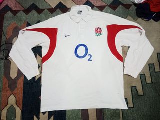 Nike England Rugby Jersey vintage O2, Men's Fashion, Activewear on ...