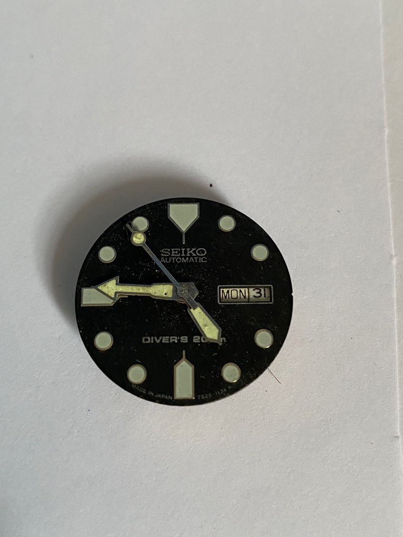 Vintage Seiko Diver Replacement Movement/Dial Parts (Not Working), Men ...