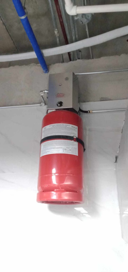 WCK26 KFSS Kitchen Fire Suppression Installation Complete Bfp Approved ...