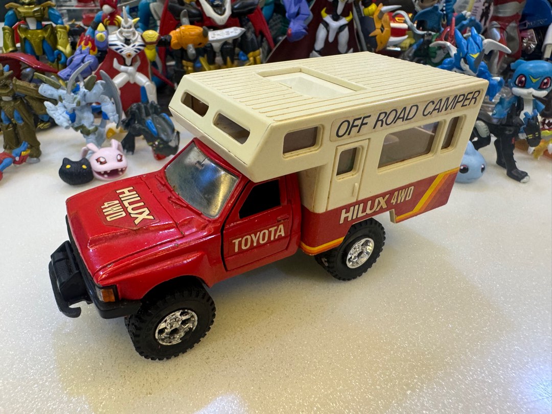 diapet yonezawa toys made in japan toyota hilux 4wd off road camper 1/ ...