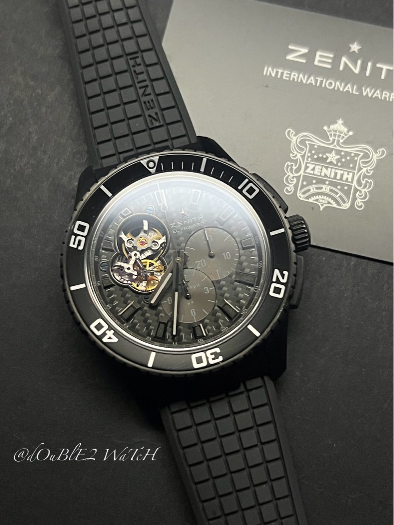 Zenith El Primero Stratos Spindrift Chronomaster Automatic Open Heart ...