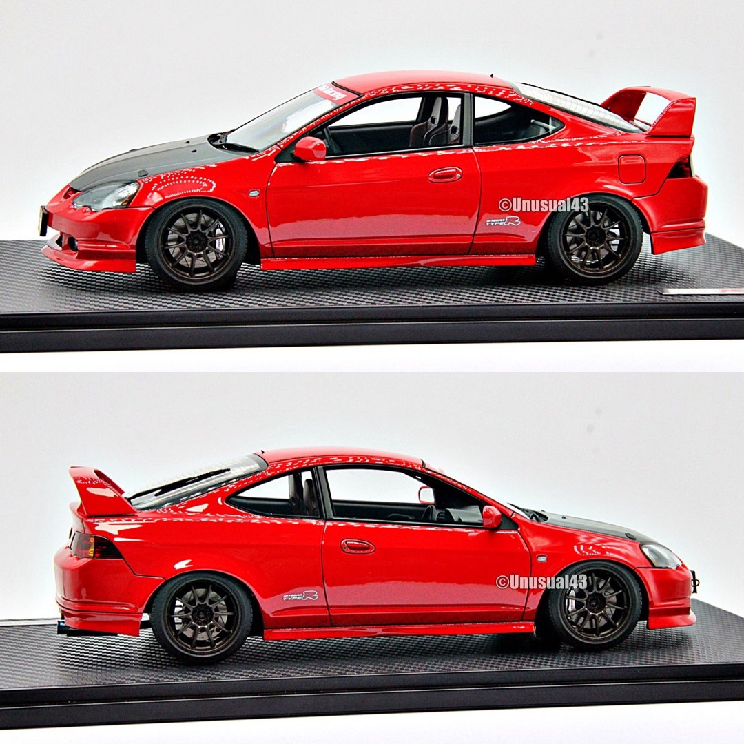 1/18 Ignition Model Honda Integra (DC5) Type R Red, Hobbies & Toys ...