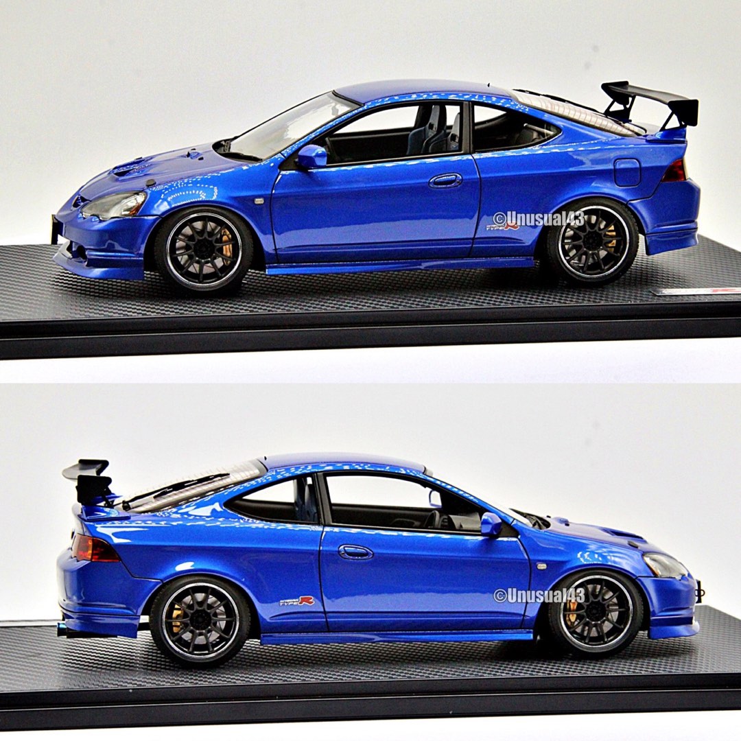 1/18tIgnition Model Honda Integra (DC5) Type R Blue Metallic, Hobbies ...