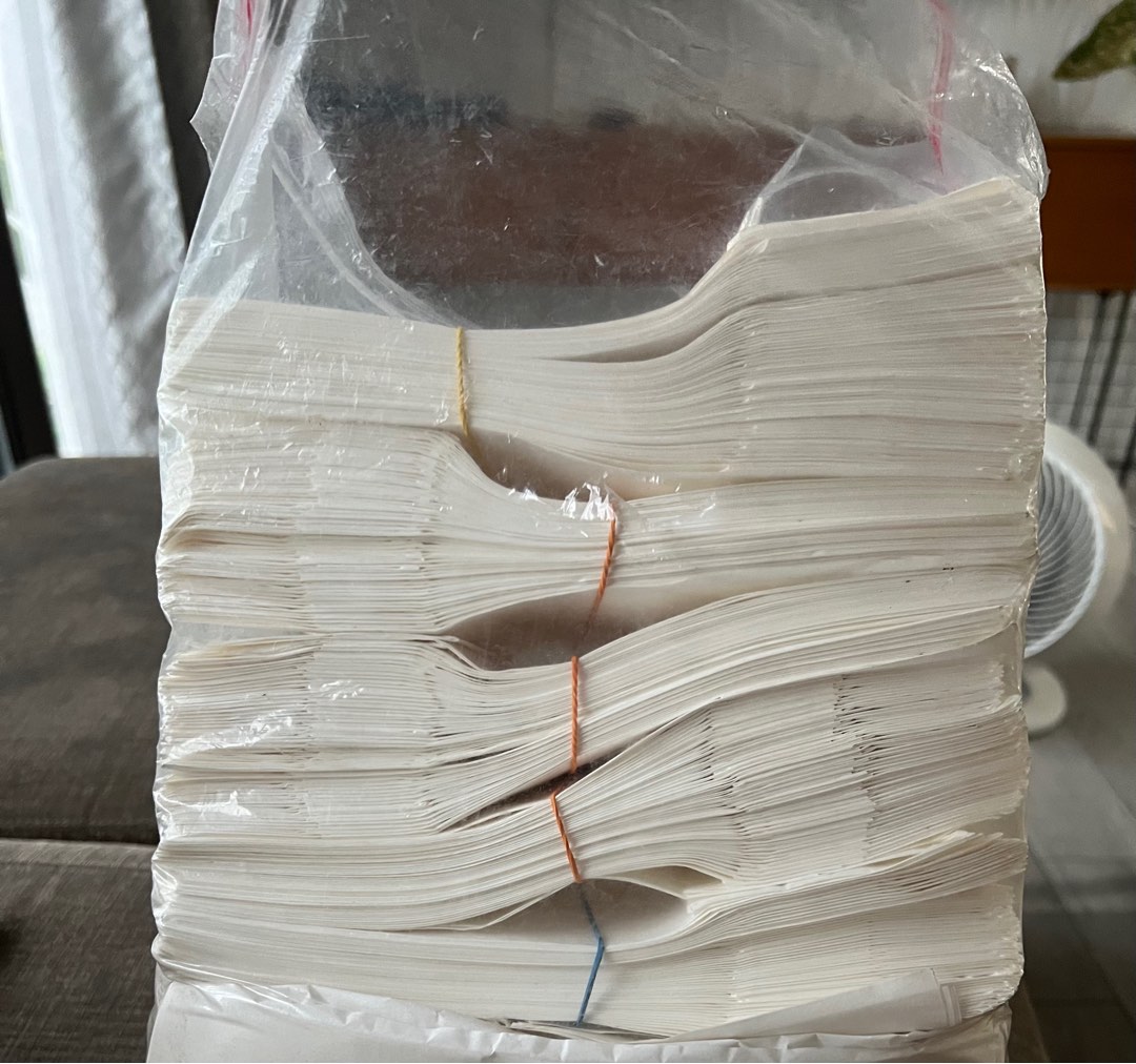 250 pcs. Small White paper bags, Furniture & Home Living, Kitchenware ...