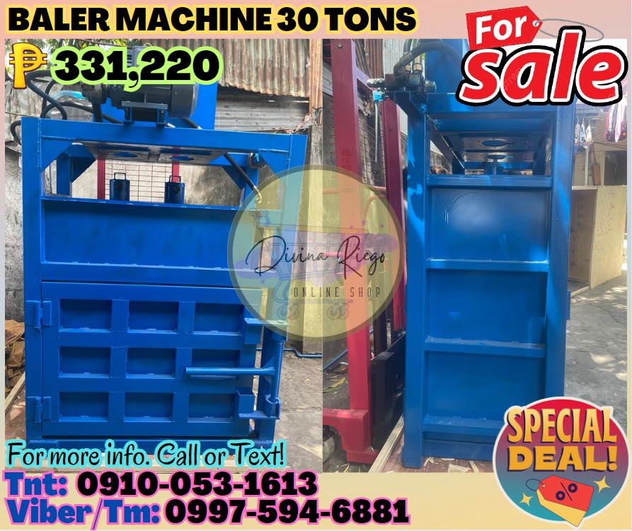 30 Tons Baler Machine 100% Quality For Sale, Commercial & Industrial ...