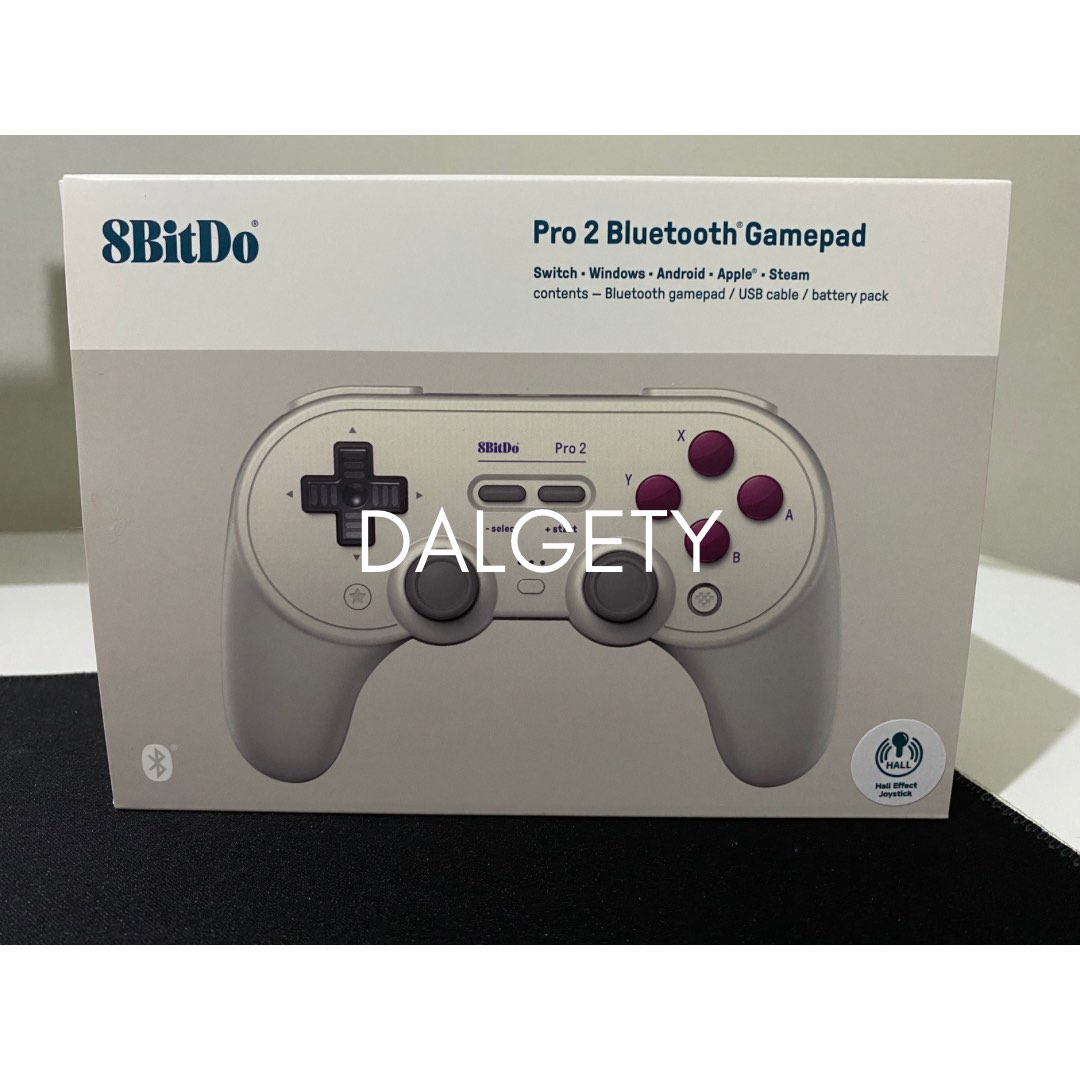 8BitDo Pro 2 Hall Effect Bluetooth Gamepad / Controller, Video Game ...