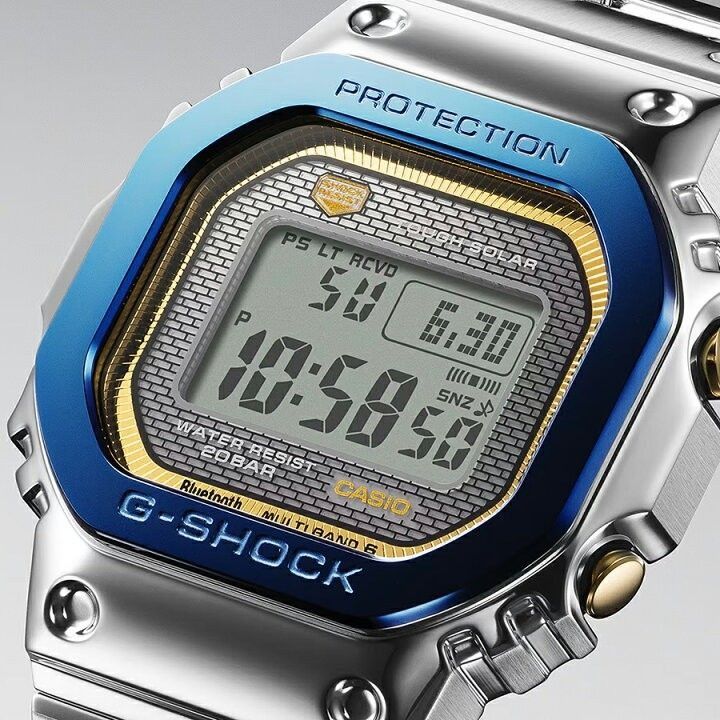 佐敦門市 100% 全新 Casio G-Shock GMW-B5000SS-2 GMW-B5000SS GMW-B5000 50th Anniversary 方形系列 G-Square ...