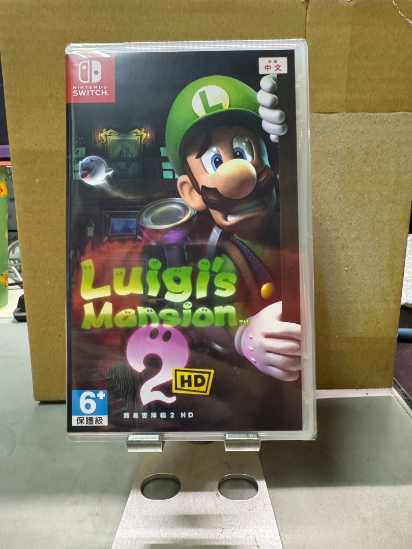 [ 全新 ] 路易吉洋樓2 HD 畫質強化版 Switch 遊戲, 電玩遊戲相關, 電玩、電腦遊戲軟體, Nintendo 任天堂在旋轉拍賣