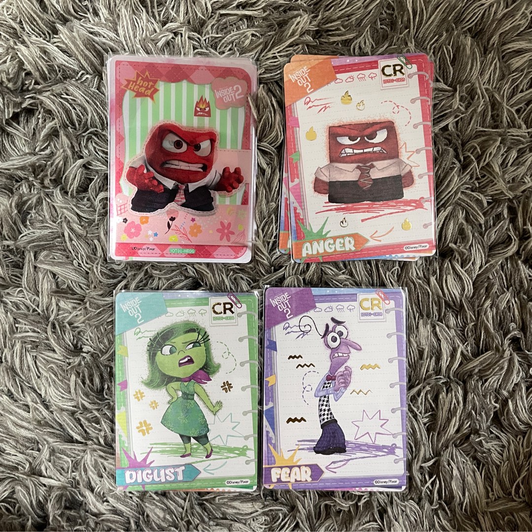 集卡社 Disney inside out 2 玩轉腦朋友收藏卡, 興趣及遊戲, 玩具 & 遊戲類 - Carousell
