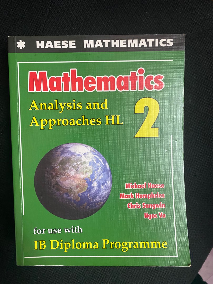 AA HL MATH IB TEXTBOOK, Hobbies & Toys, Books & Magazines, Textbooks on ...
