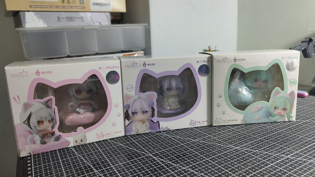 Aether Gazer Death Deities Pajamas Series Chibi Figure Set Gacha Yostar ...