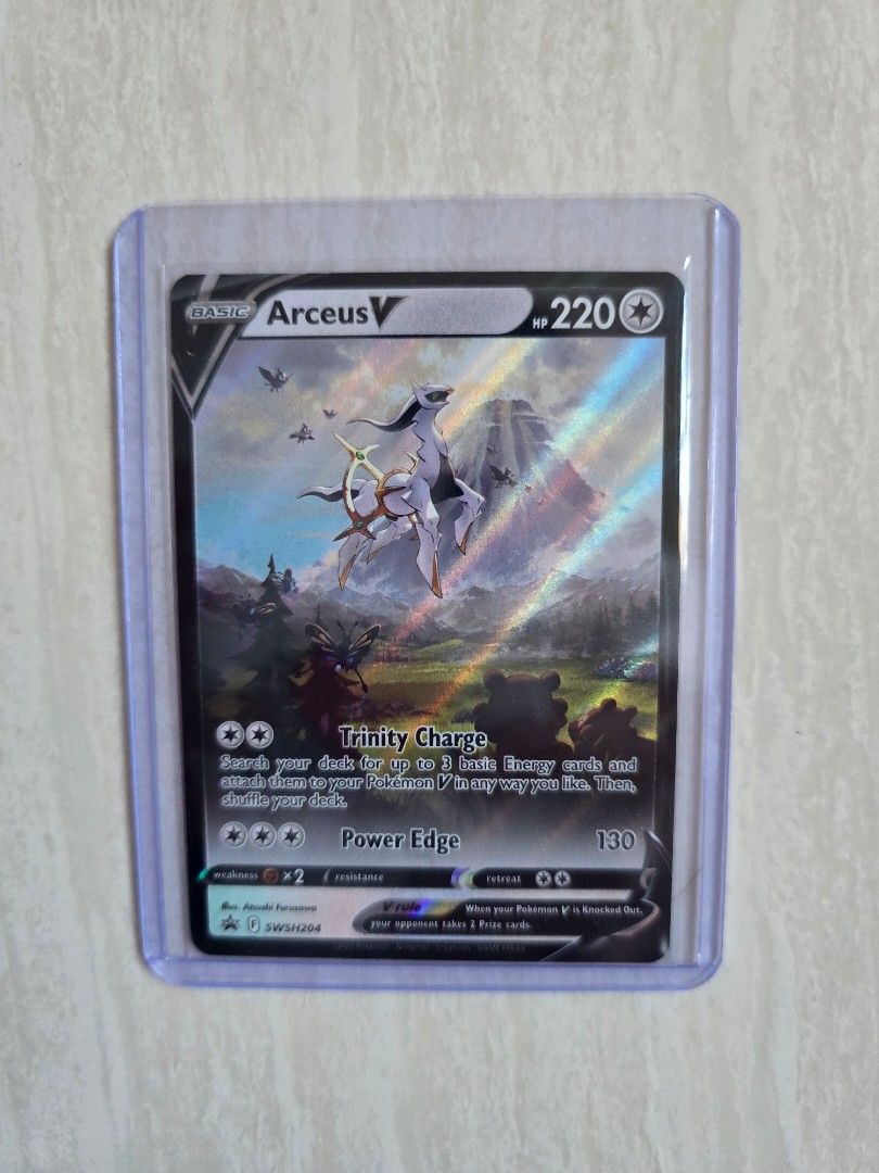 Arceus V Promo English Pokemon, Hobbies & Toys, Toys & Games on Carousell