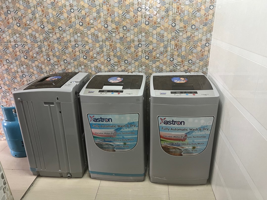 Astron 7.8KG Washing Machine Fully Automatic, TV & Home Appliances, Washing Machines and Dryers ...