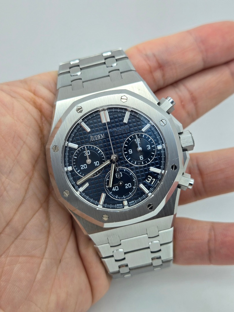 Audemars Piguet Royal Oak Chronograph 26240ST Blue 50th Anniversary AP ...