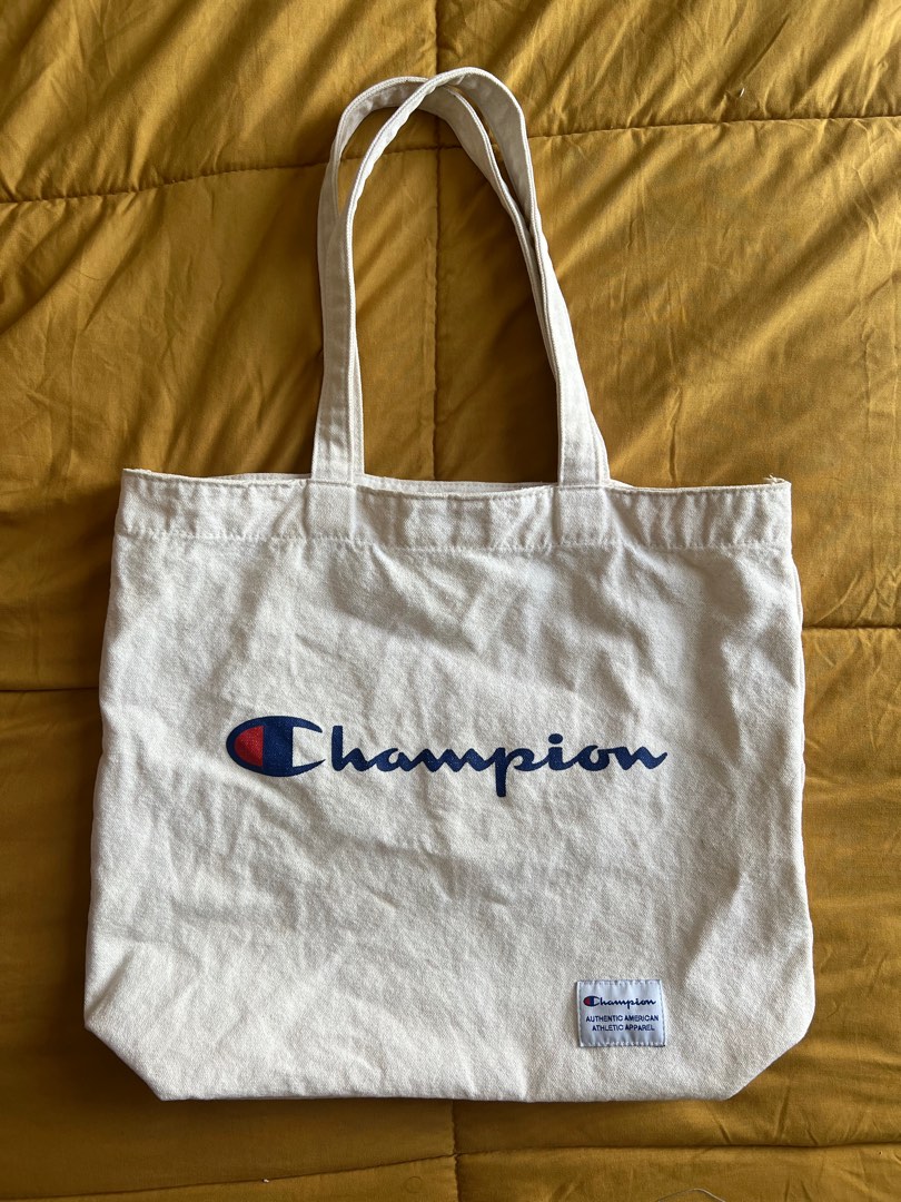Authentic Champion Tote Bag, Women's Fashion, Bags & Wallets, Tote Bags ...