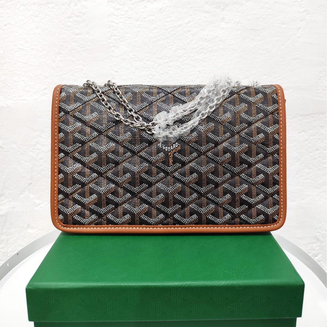 AUTHENTIC GOYARD Alexandre III Bag in Black-Tan, Luxury, Bags & Wallets ...