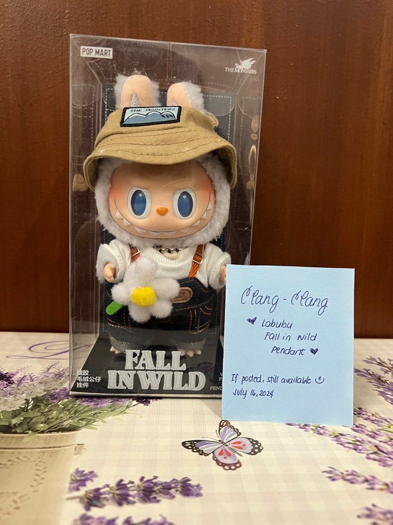 ON HAND - Authentic Pop Mart Labubu Fall In Wild Pendant, Hobbies ...