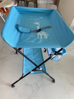 baby bath tub stand bathing standing diaper changing pad table (zbbi ...