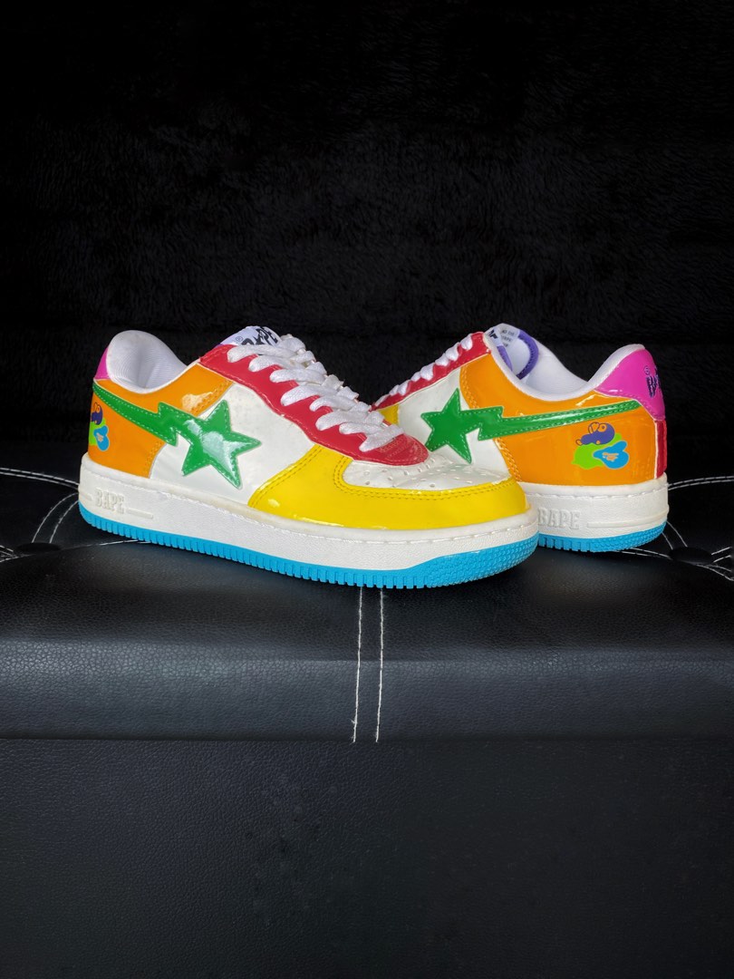 BAPE OG BAPESTA - 2008 Bape Baby Milo Muticolor Patent Leather Bapestas ...