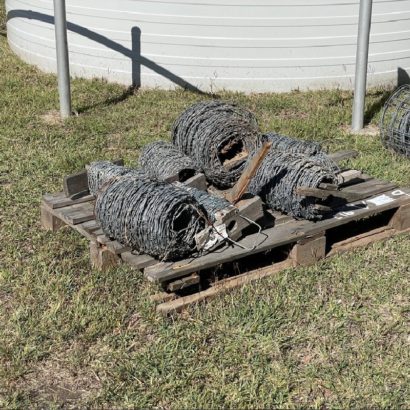 Bar Wire and Cyclone Wire / Hog Wire / Steel Matting Fence, Commercial ...