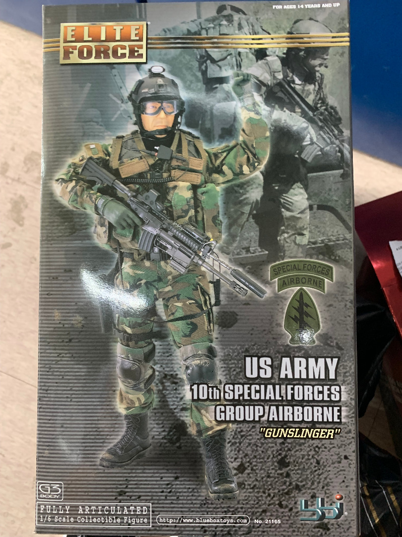BBI Elite Force US Army 10th Special Force Group Airborne, 興趣及遊戲, 玩具 ...